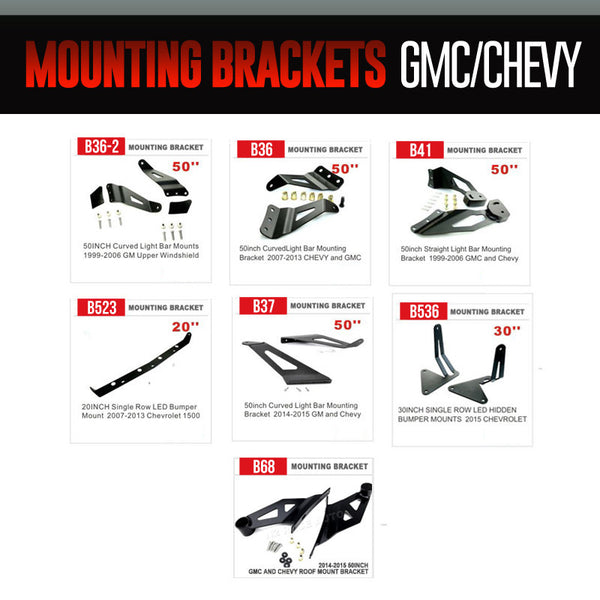 GMC/Chevrolet Brackets – HiOnLumens