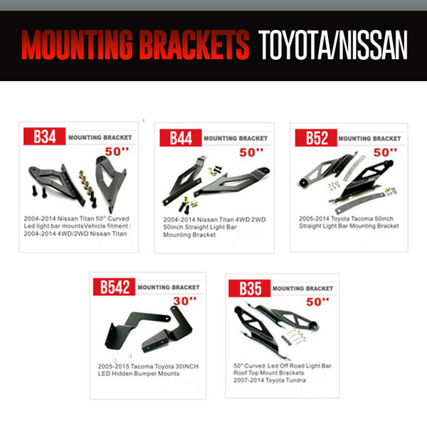 Toyota/Nissan Brackets – HiOnLumens